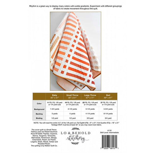 Rhythm Quilt Pattern