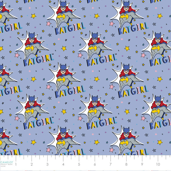 Batgirl Cotton Fabric by the Yard