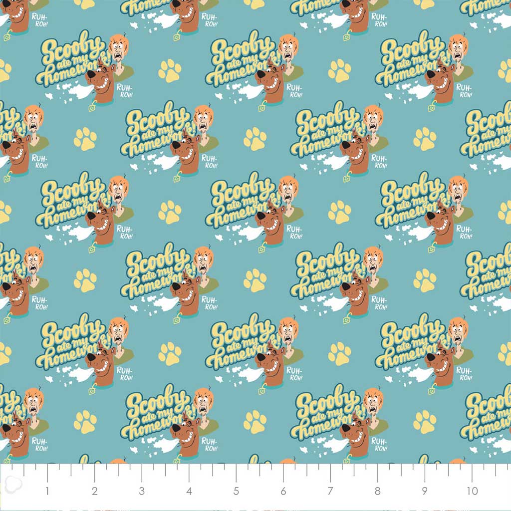 Scooby Doo Cotton Fabric by the Yard