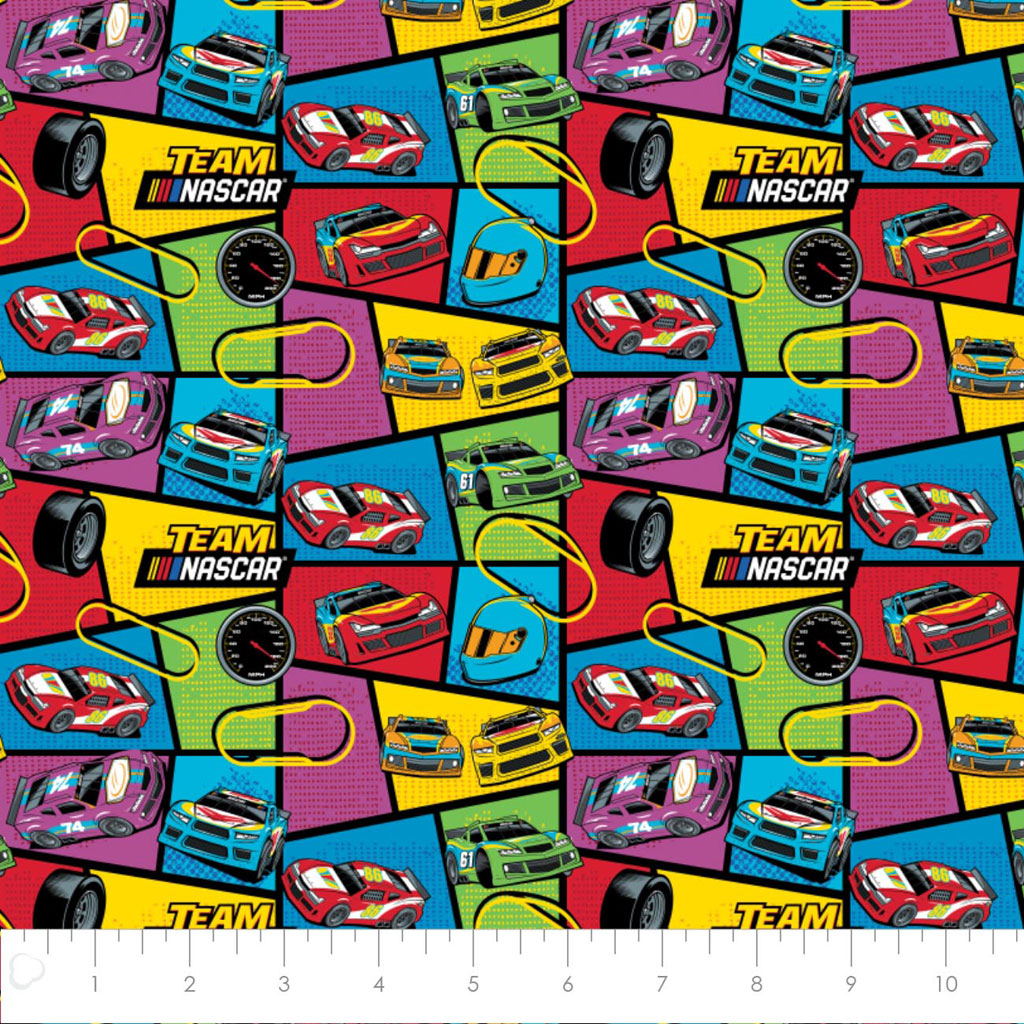 NASCAR Cotton Fabric by the Yard