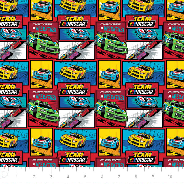 NASCAR Cotton Fabric by the Yard