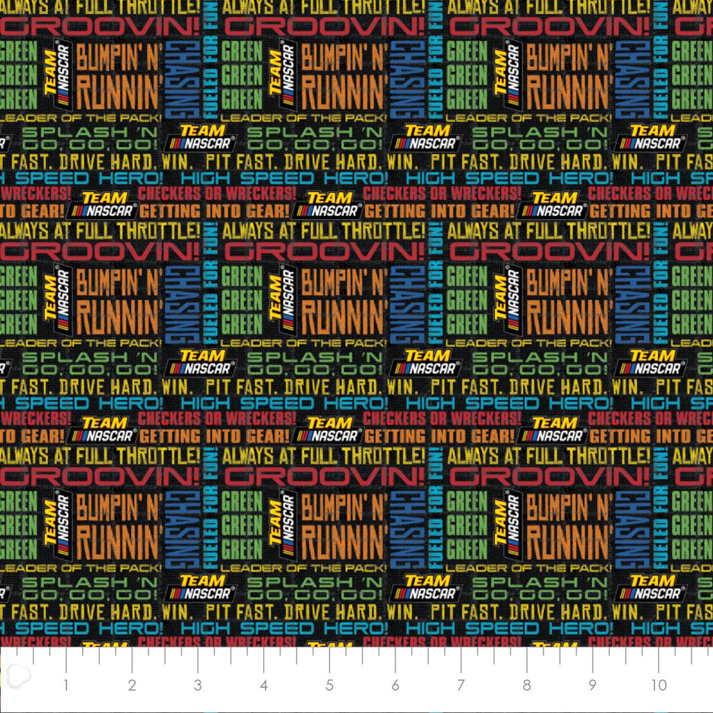 NASCAR Cotton Fabric by the Yard