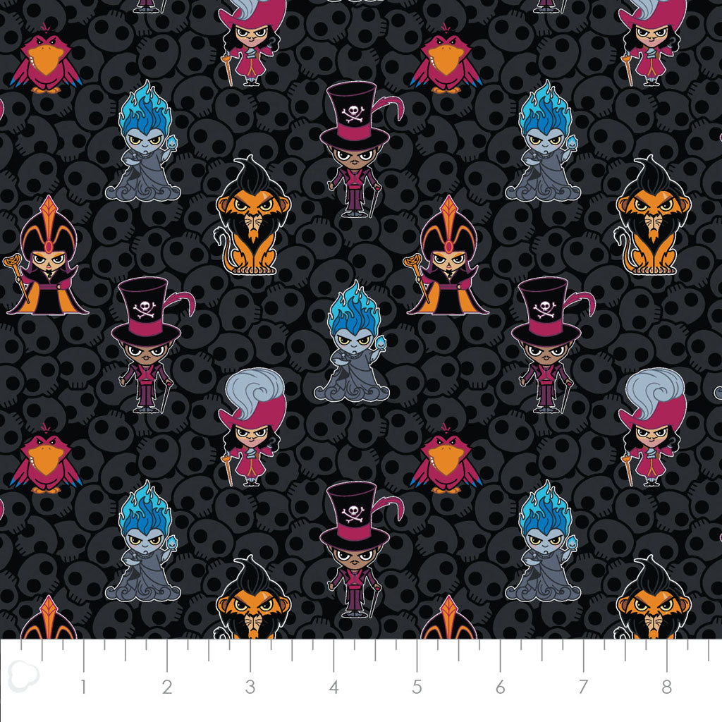 Disney Villains Cotton Fabric by the Yard