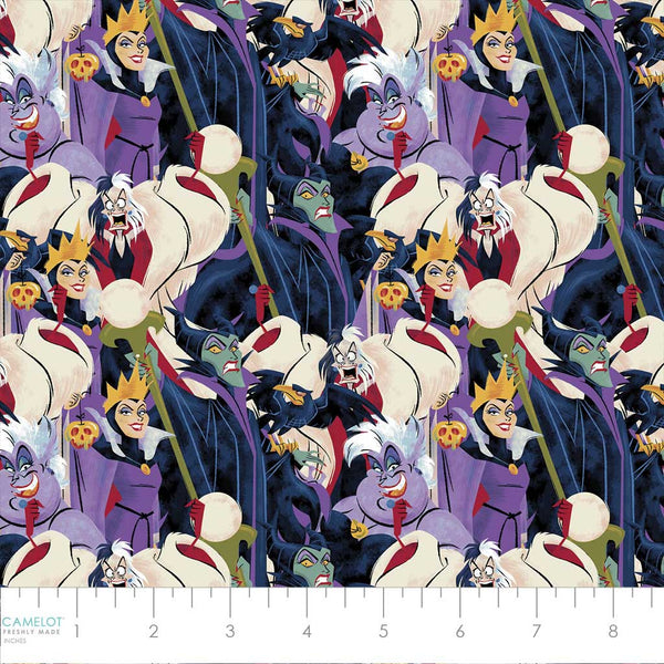 Disney Villains Cotton Fabric by the Yard