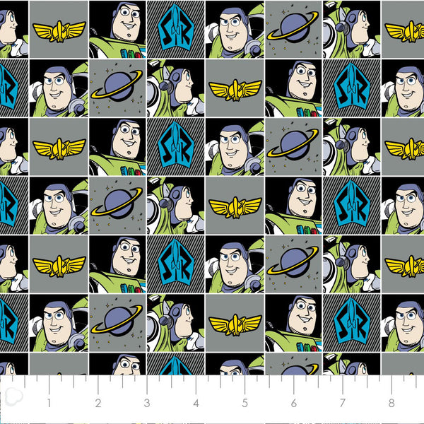 Buzz Lightyear Cotton Fabric by the Yard