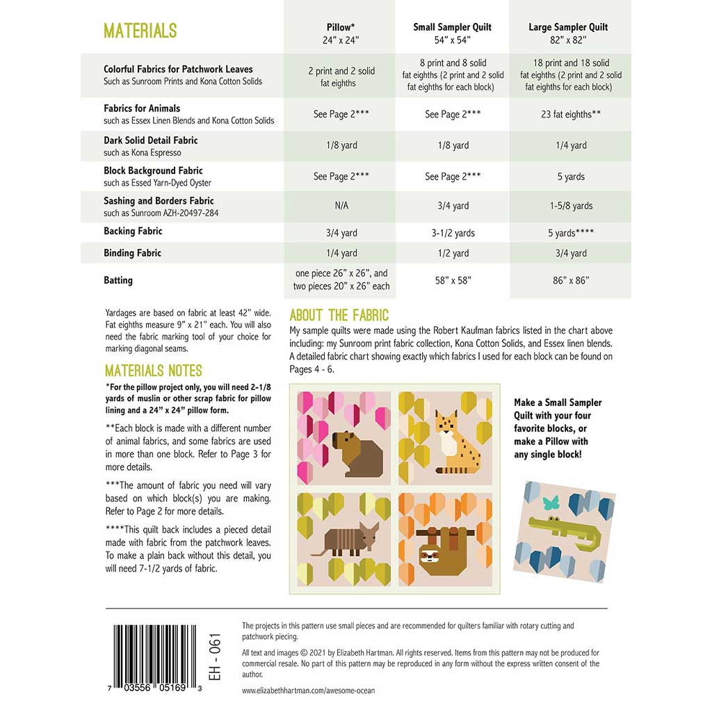 Rainbow Rainforest Quilt Pattern