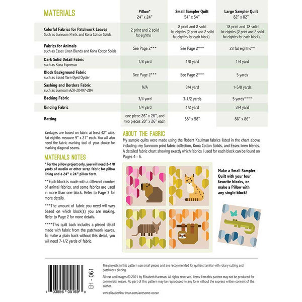 Rainbow Rainforest Quilt Pattern