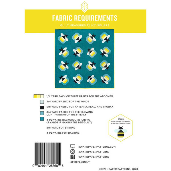 Firefly Quilt Pattern