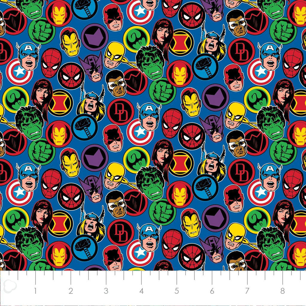 Marvel Comics Cotton Fabric by the Yard