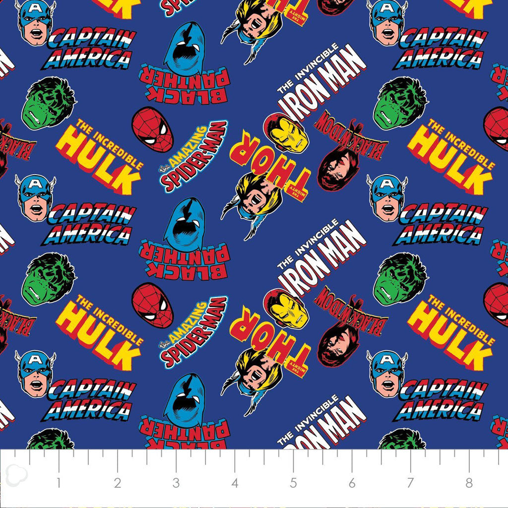 Marvel Comics Cotton Fabric by the Yard