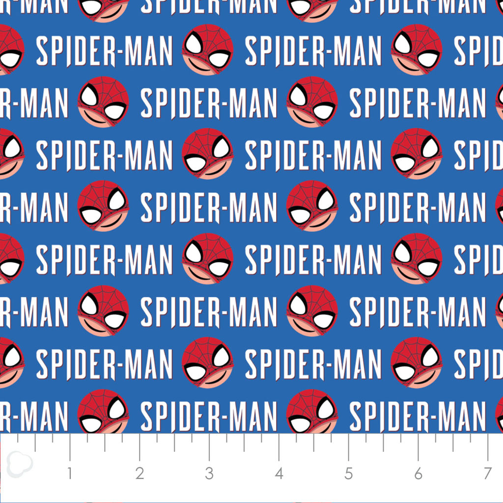 Spider-man Cotton Fabric by the Yard