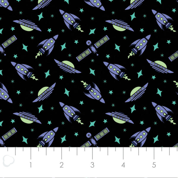 Outer Space Cotton Fabric by the Yard