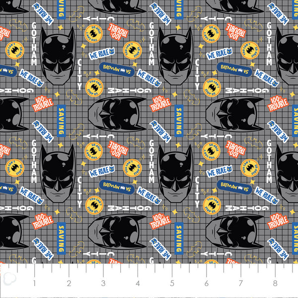 Batman Cotton Fabric by the Yard