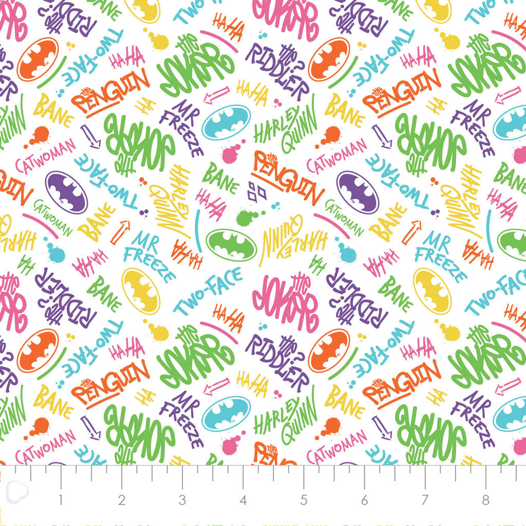 Batman Cotton Fabric by the Yard