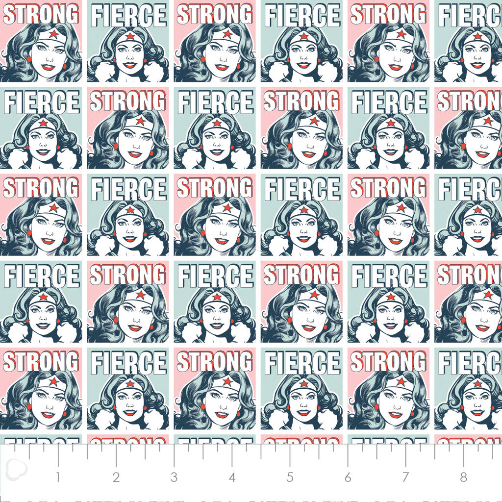Wonder Woman Cotton Fabric by the Yard
