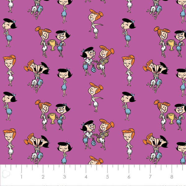 The Flintstones Cotton Fabric by the Yard