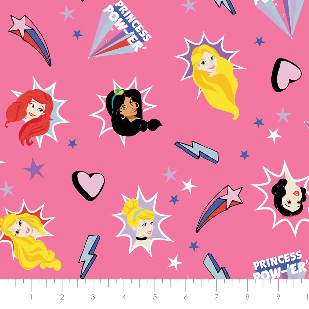 Disney Princess Cotton Fabric by the Yard