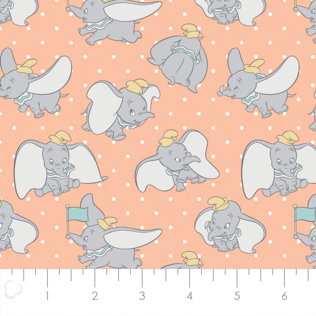 Dumbo Cotton Fabric by the Yard