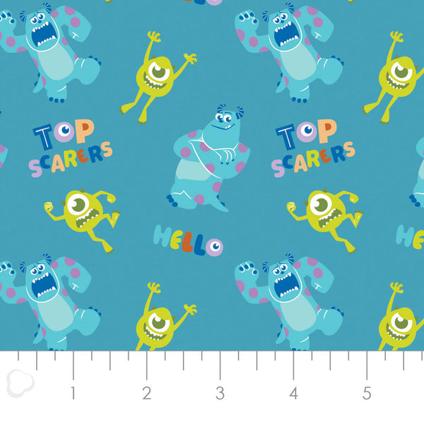 Monsters Inc. Cotton Fabric by the Yard