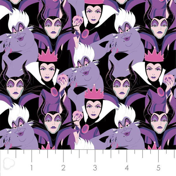 Disney Villains Cotton Fabric by the Yard