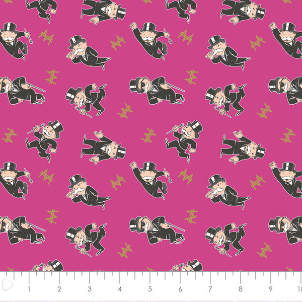 Monopoly Cotton Fabric by the Yard